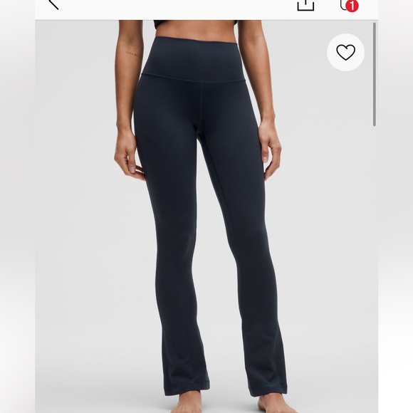 lululemon athletica | Bottoms | Lululemon High Rise Mini Flare Leggings ...